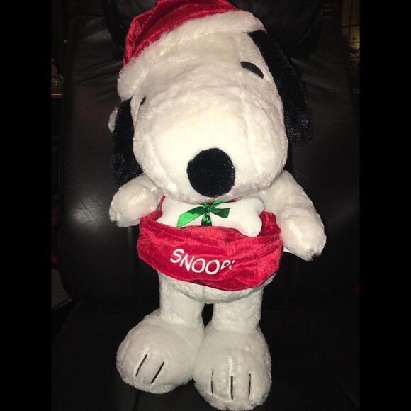 Other | Standing Snoopy With Santa Hat 18 Plush Peanuts Christmas 214 ...
